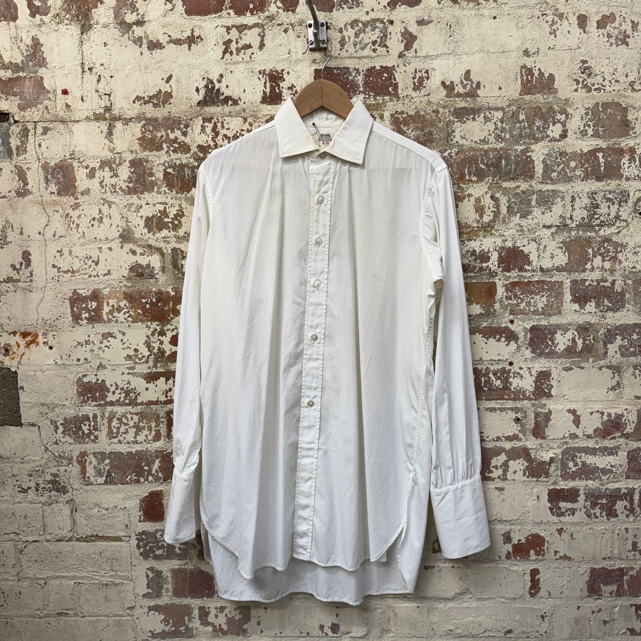 1940s White Formal Cotton Budd Shirt – Simply Vintage Limited