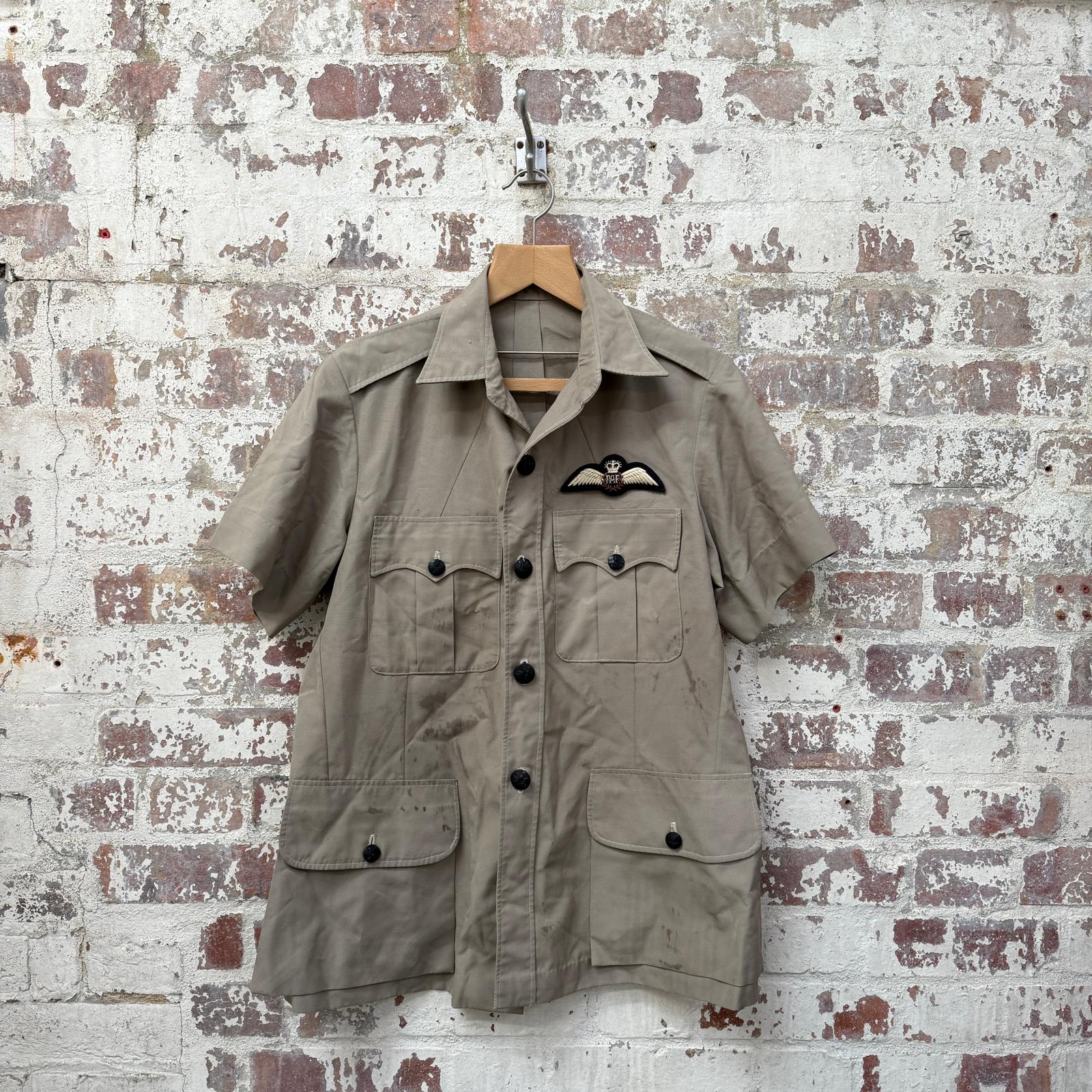1970s Beige British Military RAF Shirt – Simply Vintage Limited